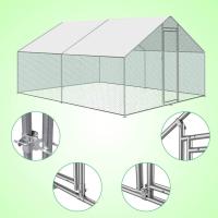 China Hot Galvanized Chicken Run Enclosure Hen House 9M² Park Grid 3X3M Steel Chicken Cage for sale