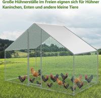 China Chicken Run Kennel 2m x 3m Walk In Chicken Cage Coop For Rabbit Hen Cage Pen with PE cover for sale