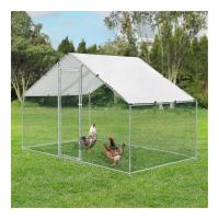 China Chicken Run Kennel 2m x 3m Walk In Chicken Cage Coop For Rabbit Hen Cage Pen with PE cover for sale