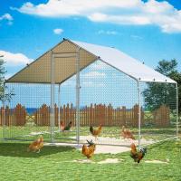 China Chicken Run Kennel 2m x 3m Walk In Chicken Cage Coop For Rabbit Hen Cage Pen with PE cover for sale