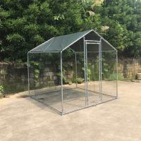 China Metal Walk in Chicken Run Coop Cage Animal Poultry House Hutch Backyard Outdoor Chicken Cage for sale