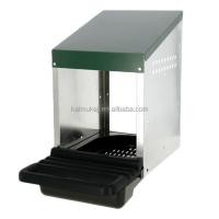 China Laying Nesting Box Lifestyle Module 1 place Galvanized Steel with Plastic Egg Bottom Nest Box Green for sale