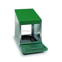 China Laying Nesting Box Lifestyle Module 1 place Galvanized Steel with Plastic Egg Bottom Nest Box Green for sale