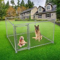 China Dog Cage Dog Kennel Cover Weathergard large all Season Run Roof Perfect Fit outdoor Cages and Pens 2x2x1.6m for sale