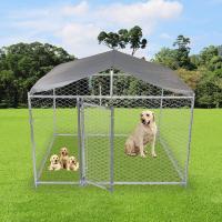 China Dog Cage Dog Kennel Cover Weathergard large all Season Run Roof Perfect Fit outdoor Cages and Pens 2x2x1.6m for sale