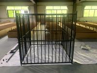 China Outdoor Dog Kennel Heavy Duty Metal Frame Fence Dog Cage Outside Pen Playpen Dog Run House Without Roof for sale