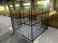 China Outdoor Dog Kennel Heavy Duty Metal Frame Fence Dog Cage Outside Pen Playpen Dog Run House Without Roof for sale