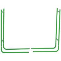 China Metal Tube RANGE Logs Firewood Rack Greenhouse Logs EXTENSIBLE Green for sale