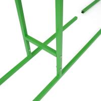 China Metal Tube RANGE Logs Firewood Rack Greenhouse Logs EXTENSIBLE Green for sale