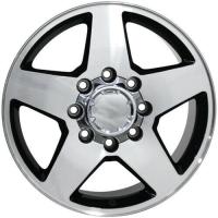 China 20x8.5 Chevrolet Silverado Replica Wheel Sierra 8 Lug 8x165 Blk Mach'D Truck 5503 for sale