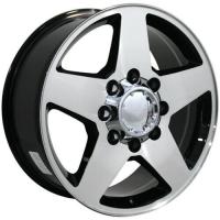 China 20x8.5 Chevrolet Silverado Replica Wheel Sierra 8 Lug 8x165 Blk Mach'D Truck 5503 for sale