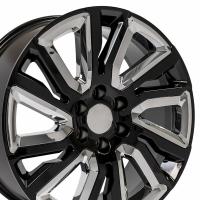China Ct2078 22x9 Gmc Replica Wheels Satin Black Gloss Black Insert Rim Chevy 22