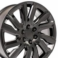 China Ct2078 22x9 Gmc Replica Wheels Satin Black Gloss Black Insert Rim Chevy 22