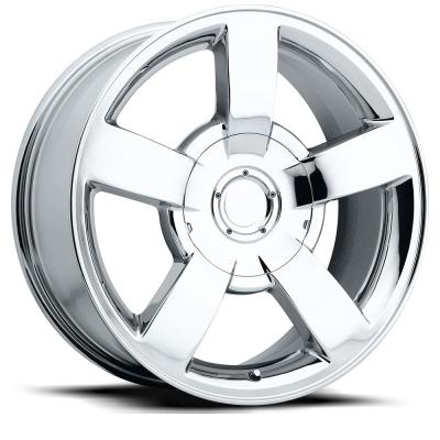 China Ct 2027 22x10 Chevy Suburban Replica Wheels Chrome Rims 6x139.7 +30 Silverado Ss for sale