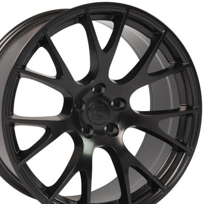 China Challenger Charger Magnum 300 Replica Rim DG15 Hellcat Satin Blk 20x10 2528 for sale