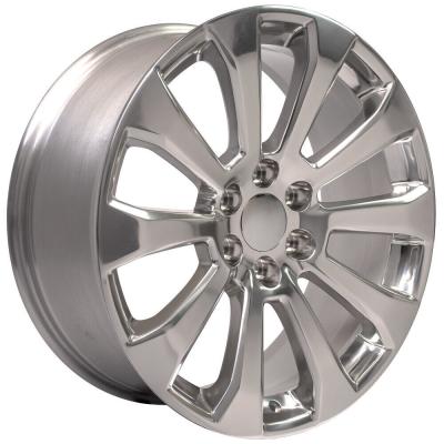 China 22x9 5922 Polished Rims For Suburban Tahoe Silverado 1500 High Country for sale