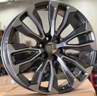 China Aluminum CT2008 24 GMC Replica Wheels Gray Machine Rims Chevy Tahoe LTZ for sale