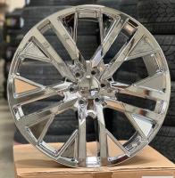 China CT2009 24 GMC Replica Rims Tahoe Sierra Yukon Silverado Chrome Wheels Tires for sale