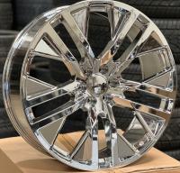 China CT2009 26 GMC Replica Rims Chrome Wheels Tires For Tahoe Silverado Sierra Escalade for sale