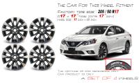 China 2015-2019 Nissan Sentra Replica Wheels Alloy Rim 62758 62730 for sale