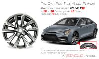 China 18x8 Grey Machined Wheel For Toyota Corolla 2019-2022 OEM Rim for sale