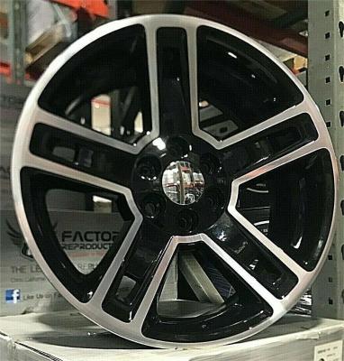 China Chevy 1500 Silverado Black Machine Wheels Rims Sierra Yukon Fits 22
