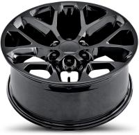 China Snowflake CK156 Wheels Rims Gloss Black GMC Sierra Yukon Denali Fits 26