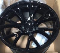 China Hellcat Gloss Black Replica Wheels Rims Jeep Grand Cherokee Fits 22