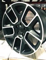 China RAM Limited Black Machine All Season Tires Wheels Rims For 1500 5x139.7 24