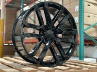 China 22 Replica Wheels Black Rims Fits 6lug Yukon Sierra Chevy Tahoe LTZ Silverado for sale