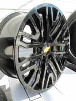 China Gloss Black GMC Replica Wheels Yukon Sierra Factory Style With Tires 5906 22