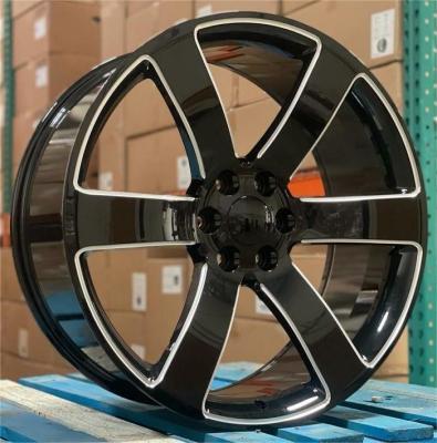 China 24 TBSS Rims Black Mill Wheels Tires Fit Chevy Tahoe Silverado Sierra Escalade for sale