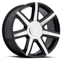 China 4739 22x9 GMC Wheels 7 Spoke Style Chrome 24 Inch Cadillac Escalade Replica Rims for sale