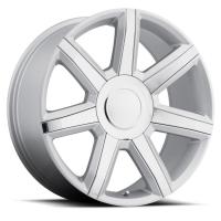 China 4739 22x9 GMC Wheels 7 Spoke Style Chrome 24 Inch Cadillac Escalade Replica Rims for sale