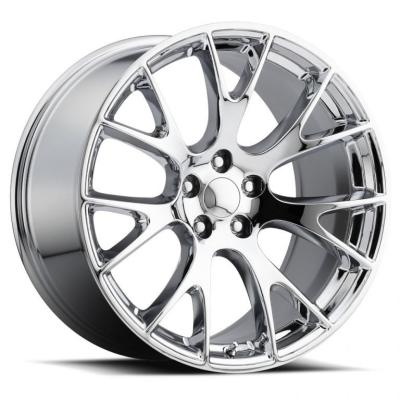 China 22 Inch Dodge Replica Wheels Black 2528 22x9 Fit Challenger Hellcat for sale