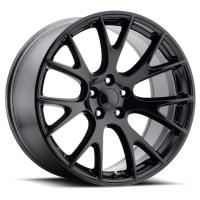 China 22 Inch Dodge Replica Wheels Black 2528 22x9 Fit Challenger Hellcat for sale