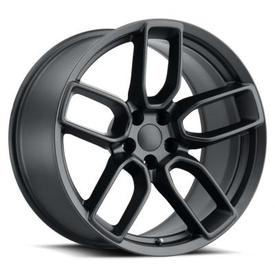 China 20x9.5 Inch Dodge Replica Wheels 5x115 Satin Black Fit Charger Widebody Challenger SRT for sale