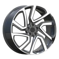 China 21x9.5 21 Inch Land Rover Replica Wheels 5x120 Black Alloy 356.2 Material for sale