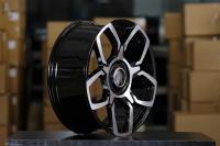 China OEM Forged Alloy Black Staggered 22 Inch Rims 5x112 For Cullinan Black Badge for sale