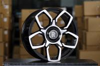 China OEM Forged Alloy Black Staggered 22 Inch Rims 5x112 For Cullinan Black Badge for sale