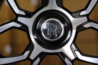 China OEM Forged Alloy Black Staggered 22 Inch Rims 5x112 For Cullinan Black Badge for sale