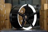 China 8.5-12J Forged Alloy Wheels 19 Inch - 21 inch rims Black White Customizing Color for sale