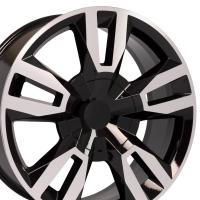 China 2020 Gloss Black Chevy Suburban RST Chevrolet Replica Wheels 22 Inch 6x5.5 +24 for sale