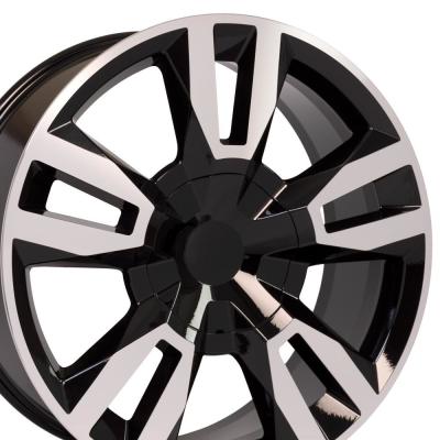 China 2020 Gloss Black Chevy Suburban RST Chevrolet Replica Wheels 22 Inch 6x5.5 +24 for sale