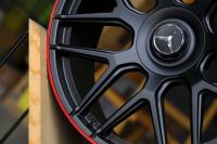 China 20 21 22 Inch Forged Alloy Wheels 5x130 Matt Black Red Lip TUV For Benz G63 for sale