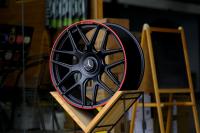 China 20 21 22 Inch Forged Alloy Wheels 5x130 Matt Black Red Lip TUV For Benz G63 for sale