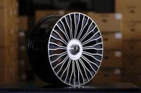 China Car Black Machine Face Rims 19X8.5 19 Inch Forged Rims For 2021 MAYBACH S680 for sale