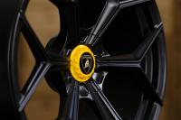 China 23x10j Matte Black Forged Alloy Wheels Aluminum Aftermarket Wheels 71.5 for sale