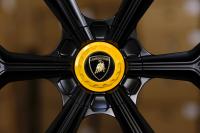 China 23x10j Matte Black Forged Alloy Wheels Aluminum Aftermarket Wheels 71.5 for sale