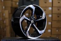 China Polished 22x10 Inch Wheels Custom 9.0-13J BENTAYGA S Forged Alloy Rims for sale